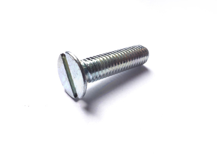 Clutch screw - slotted head M6 x 25 zinc plated (BMW spec.) see details ...