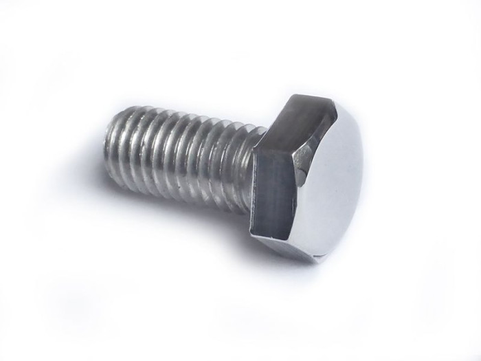 Hex bolt M12 x 1.75 x 25 for rear footpeg - polished SSt