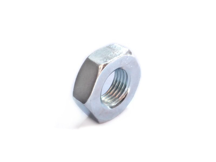 Hex nut M10 x 1, flat - SW17 - zinc plated - Parts