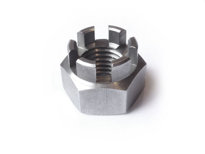 Crown nut M12 x 1.5 for sidecar bolt - SSt - Parts