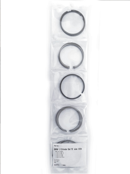 Piston rings (set of 5) 72.00 mm for original 5 ring pistons see ...