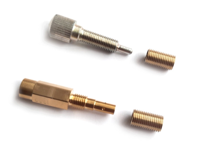 Alu-bronze threaded bushing M7 / M6 x 0.75 for needle jet and slide ...