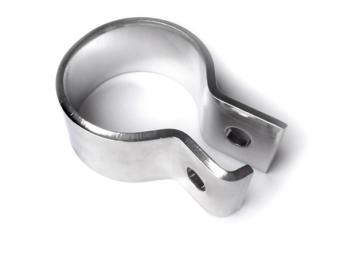 Exhaust header clamp R25/3 - polished SSt - Parts