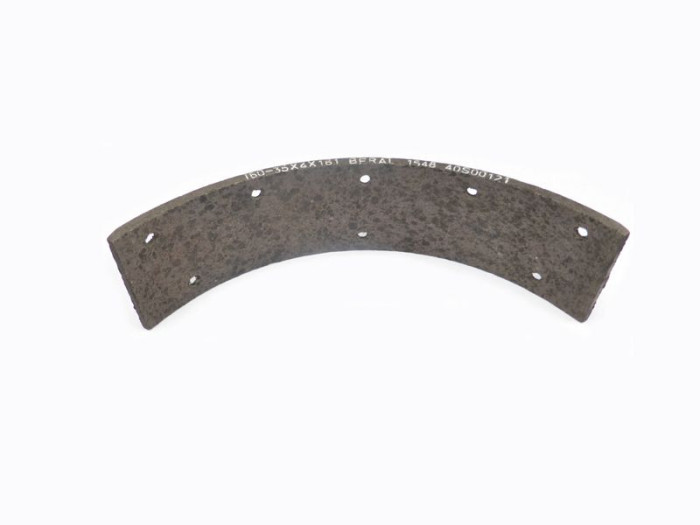 Brake lining 35 x 4 x 161 Beral "Grün" NON-ASBESTOS