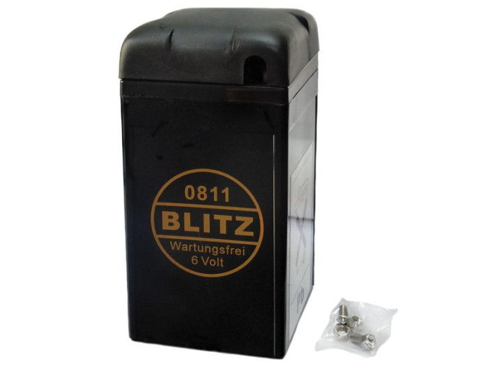 Battery 6V 12Ah Blitz 0811 - maintenance free (no shipment outside ...